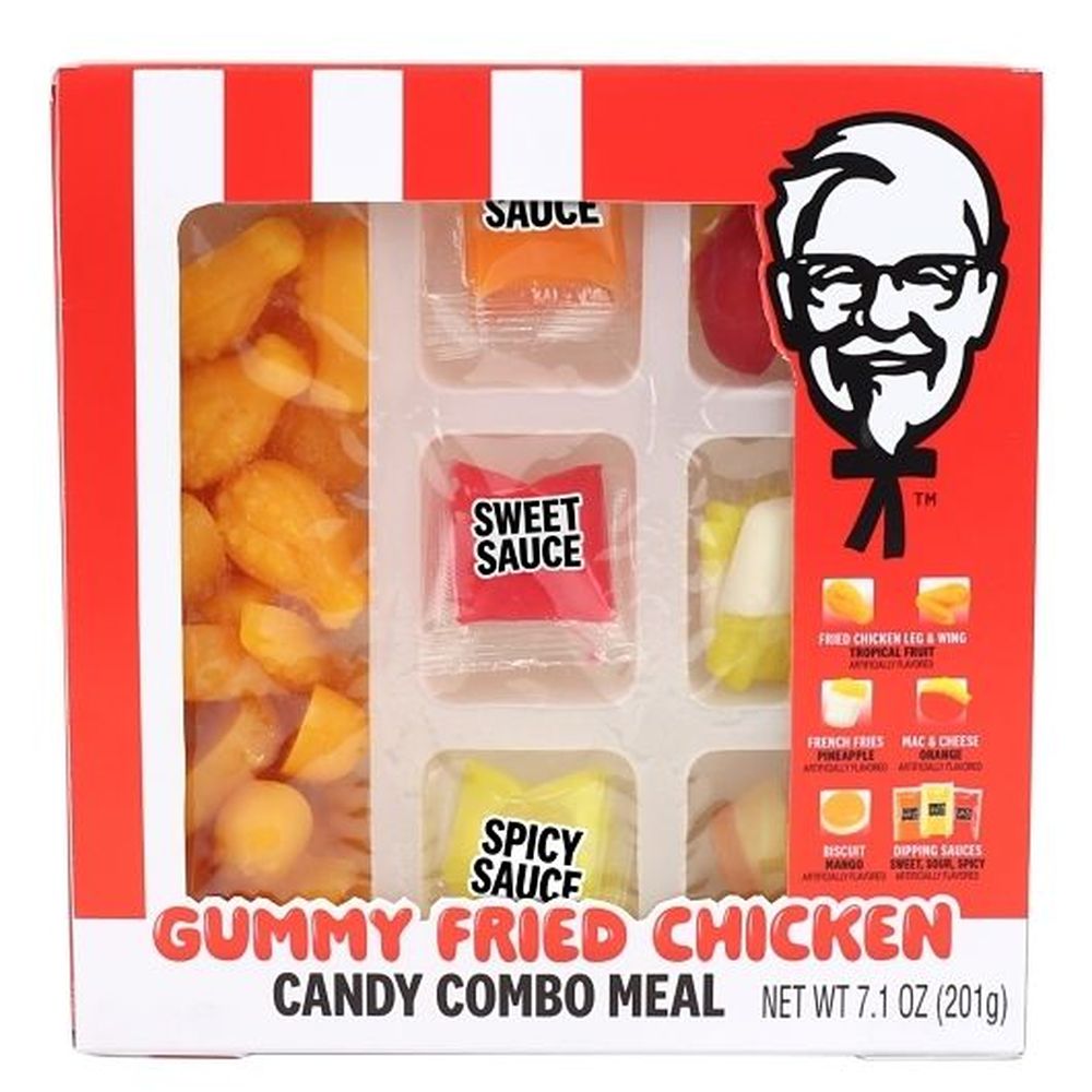 Frankford KFC Gummy Candy Fried Chicken Combo Meal, 7.10 Ounce -- 12 ...