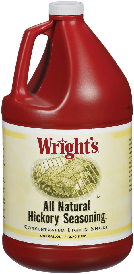Wrights Hickory Flavored Liquid Smoke, 4 Gal. bottle -- 4 per case