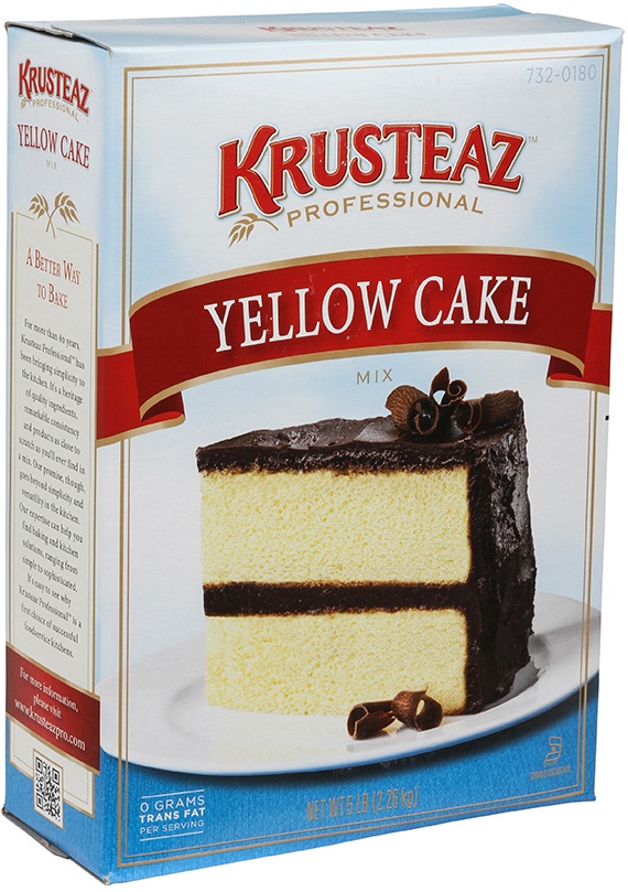 Krusteaz Yellow Cake Mix, 5 Pound -- 6 per case | FoodServiceDirect.com ...