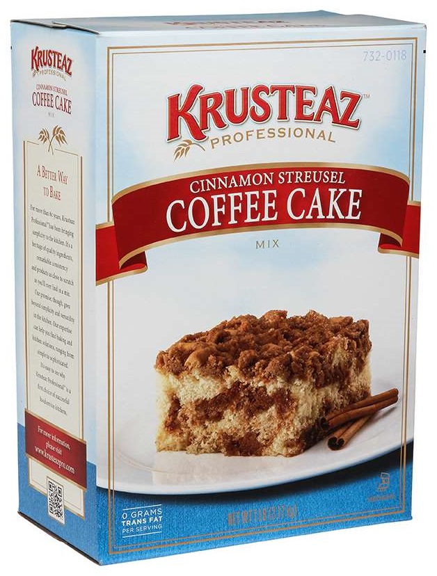Krusteaz Professional Cinnamon Streusel Coffee Cake Mix | FoodServiceDirect