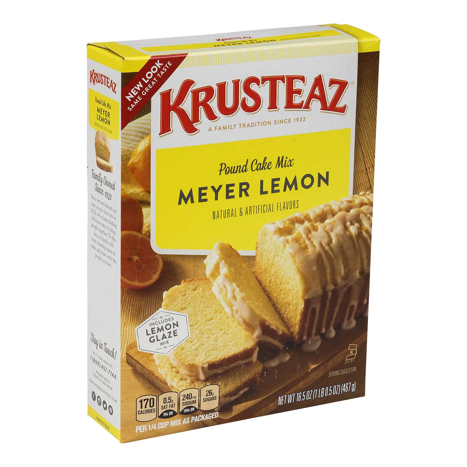 Krusteaz Meyer Lemon Pound Cake Mix Case | FoodServiceDirect
