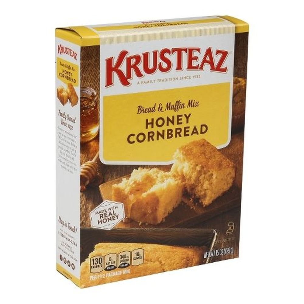 Krusteaz Natural Cornbread Mix, 15 Ounce -- 12 per case