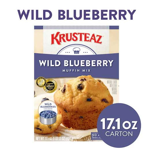 Krusteaz Wild Blueberry Muffin Mix Case | FoodServiceDirect