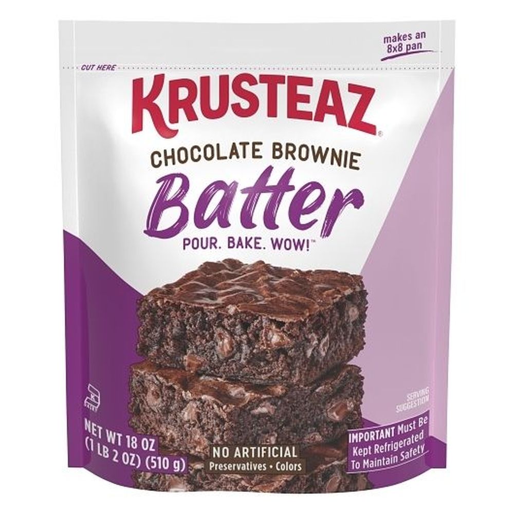 Krusteaz Chocolate Brownie Batter, 18 Ounce - 6 per case