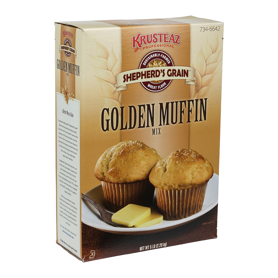Continental Mills Krusteaz Basic Muffin Mix, 80 Ounce -- 6 per case.