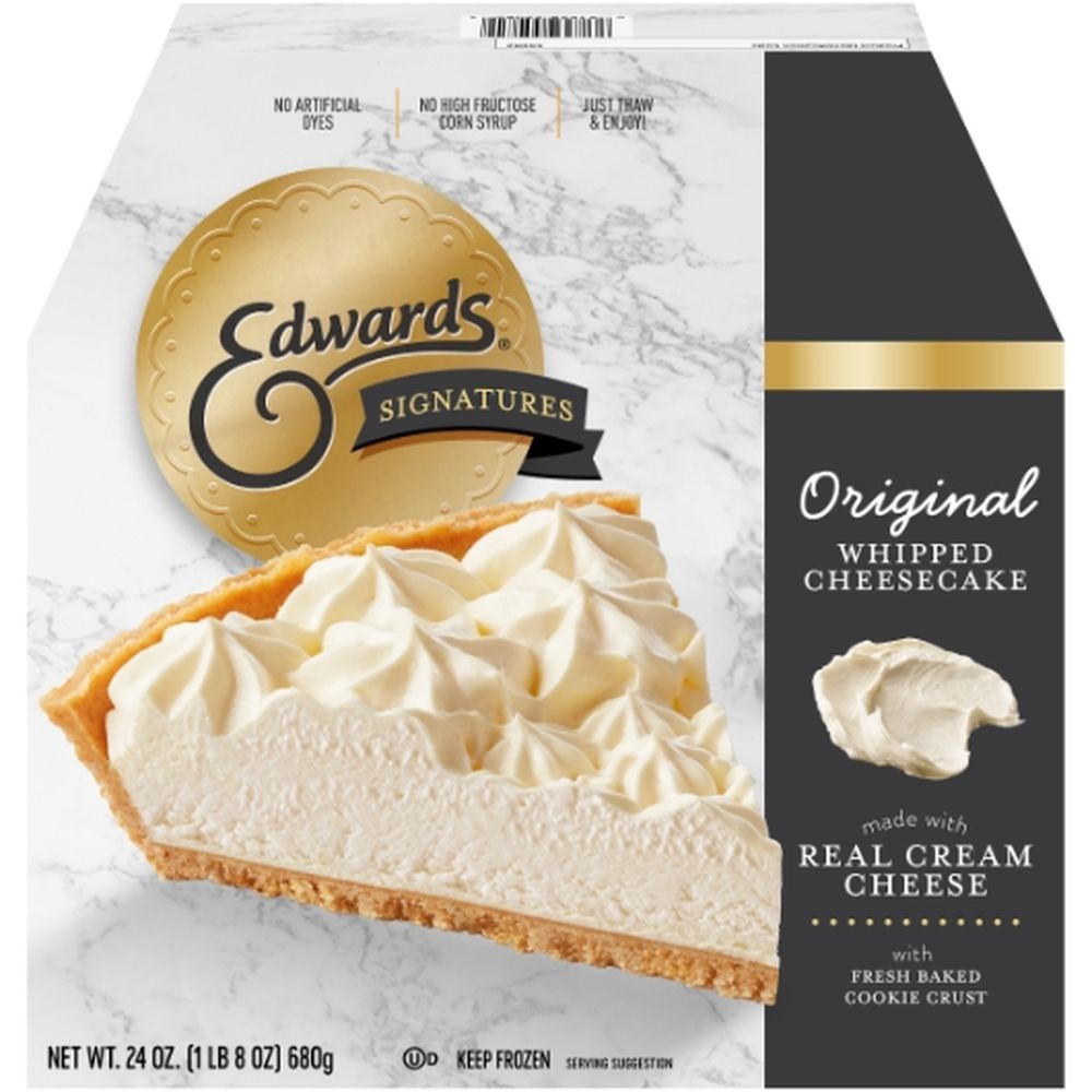 Edwards Premium Original Whipped Cheesecake, 24 Ounce -- 6 per case