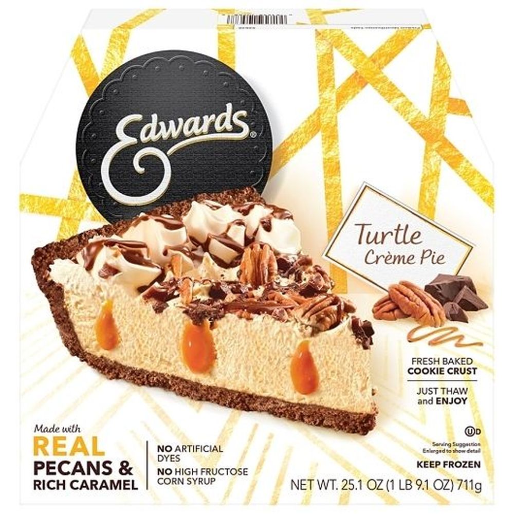 Edwards Turtle Pie, 25.1 Ounce -- 6 per case