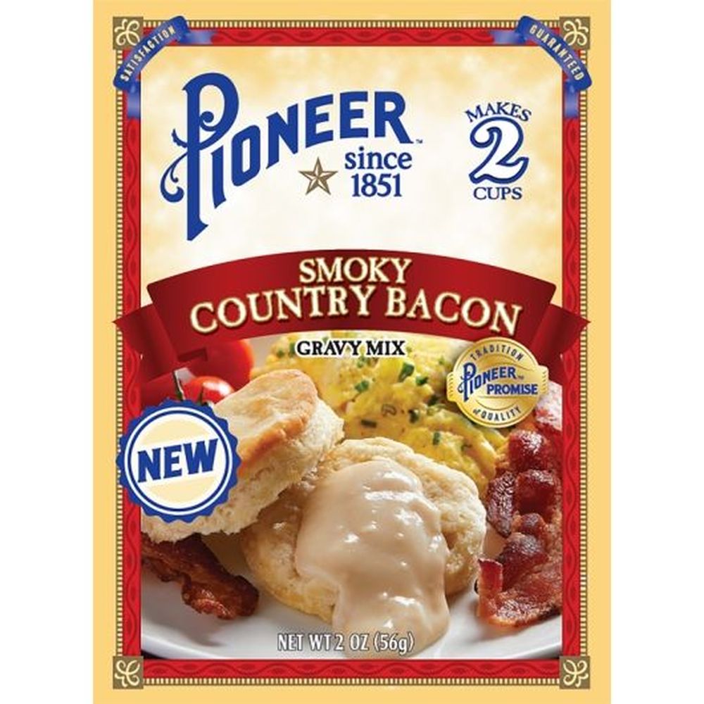 Pioneer Smoky Country Bacon Gravy Mix, 2 Ounce -- 12 per case