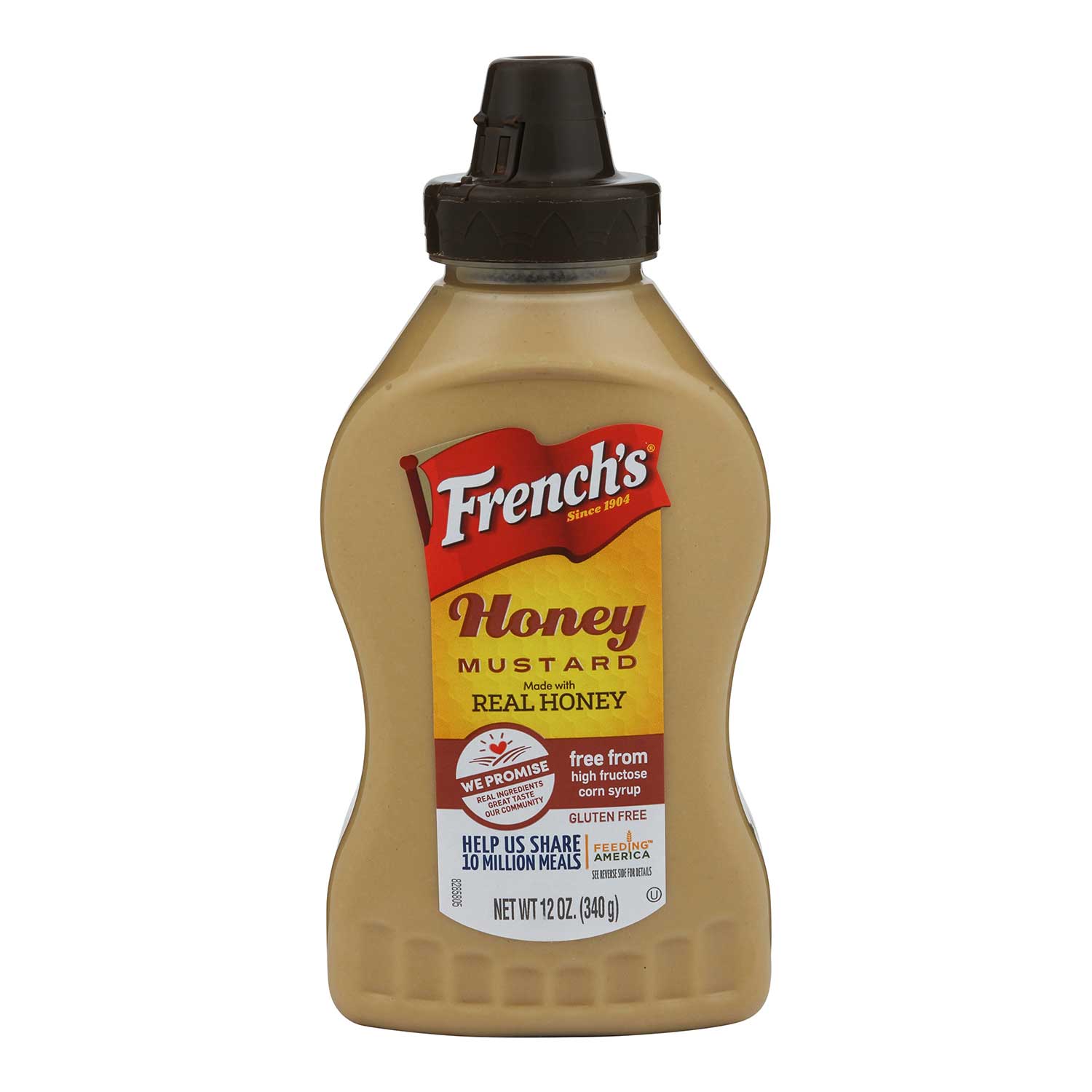 Frenchs Honey Mustard Made with Real Honey Sauce Squeeze Bottle, 12 ...