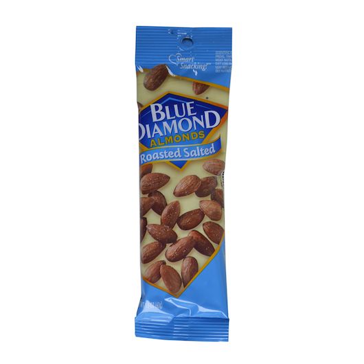 Blue Diamond Roasted Salted Almonds, 1.5Ounce Tube -- 144 per case