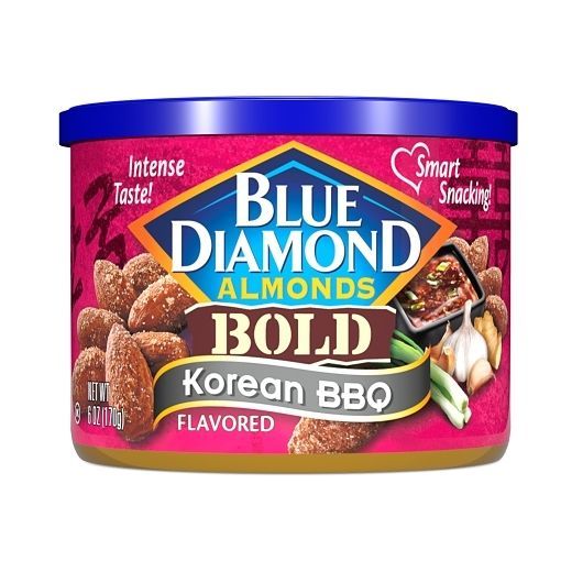 Blue Diamond Bold Korean Bbq Flavored Almonds, 6 Ounce -- 12 per case