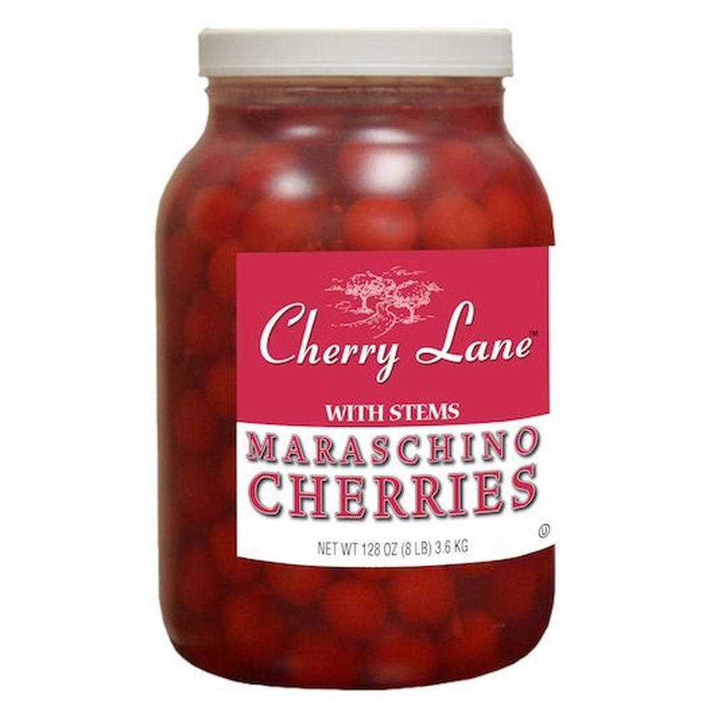 Cherry Lane Extra Large Maraschino Cherry with Stem, 1 Gallon -- 4 per case