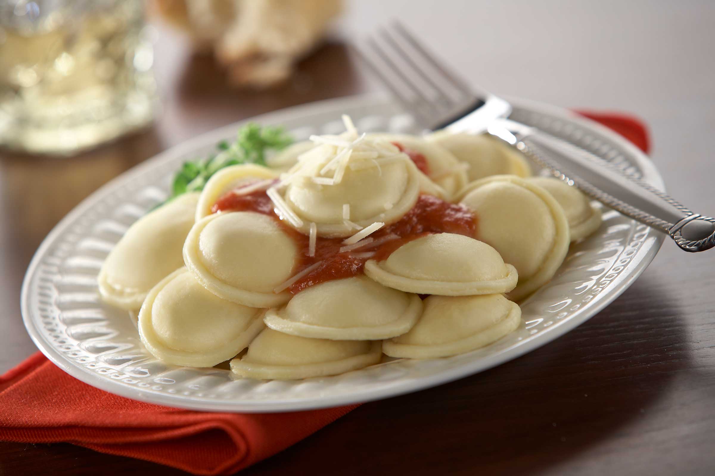 Rosina Food Pre Cooked Mini Rounds Cheese Ravioli Pasta, 12 Ounce -- 18 ...