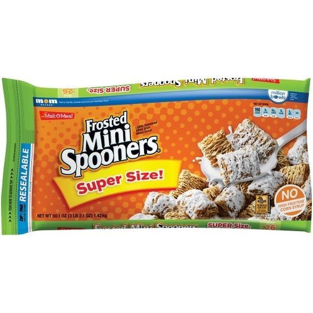 Malt O Meal Frosted Mini Spooners Cereal, 50.1 Ounce -- 6 per case