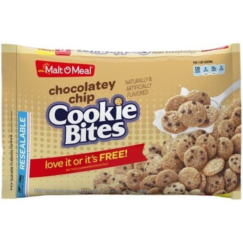 Malt-O-Meal Chocolately Chip Cookie Bites Cereal, 21 Ounce -- 9 per case
