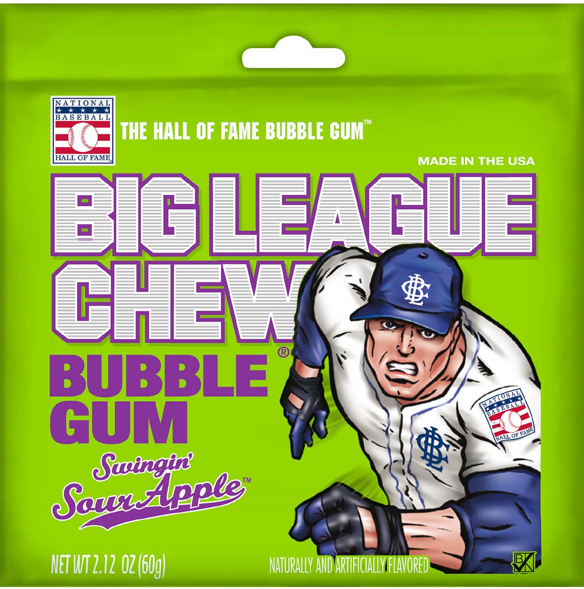 Big League Chew Sour Apple Bubble Gums Case | FoodServiceDirect