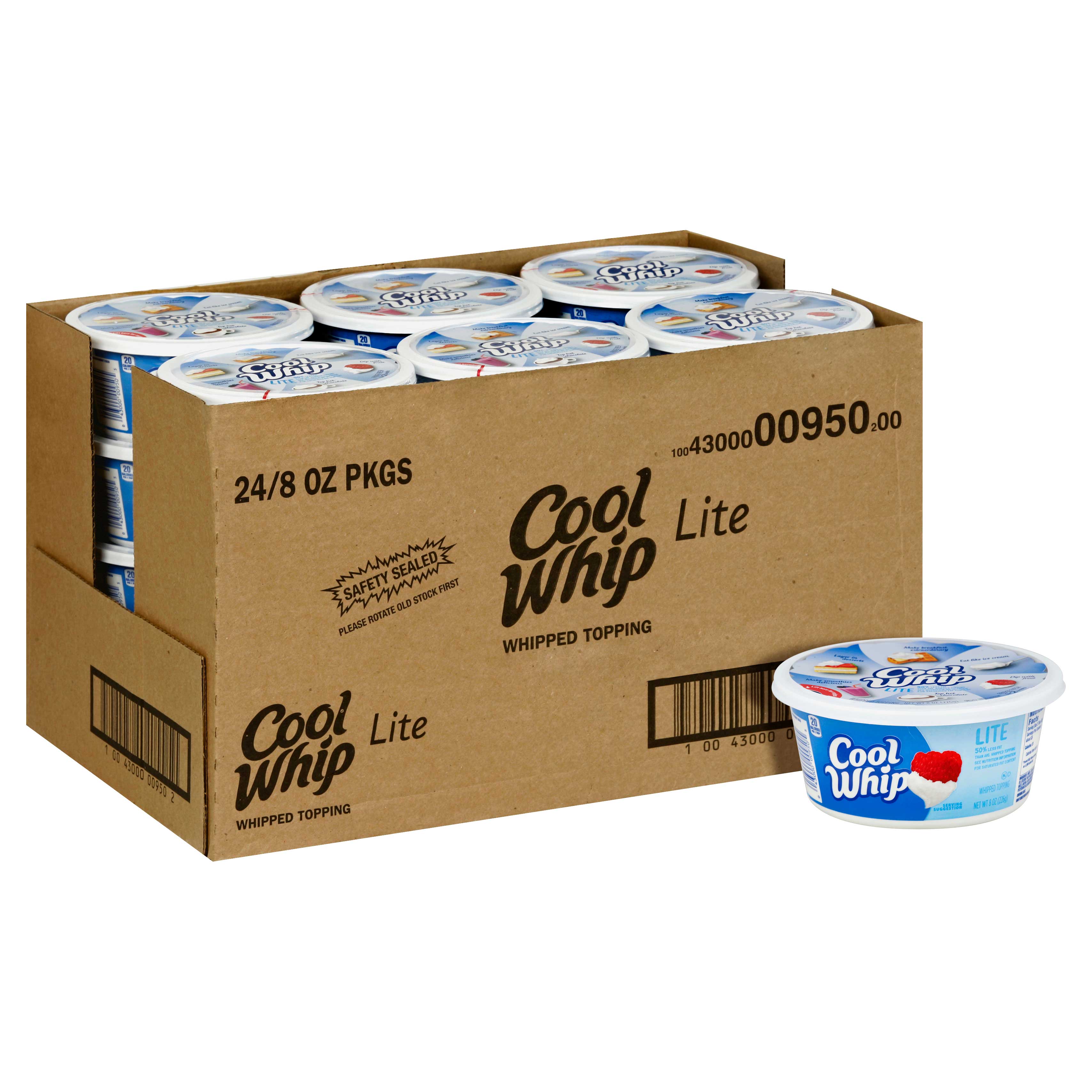 Kraft Cool Whip Lite Whipped Topping Case | FoodServiceDirect