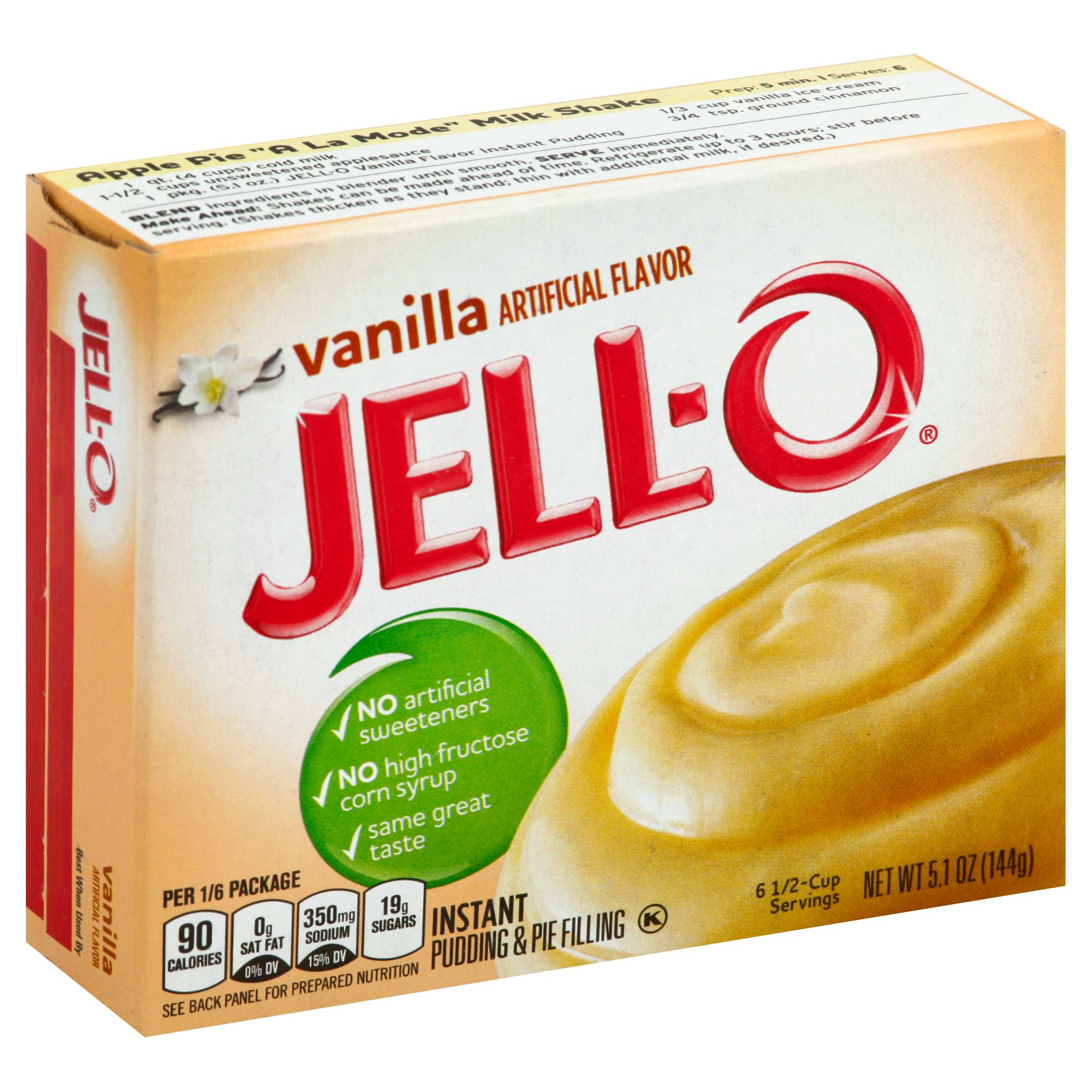 Jell-O Instant Vanilla Pudding Mix Case | FoodServiceDirect