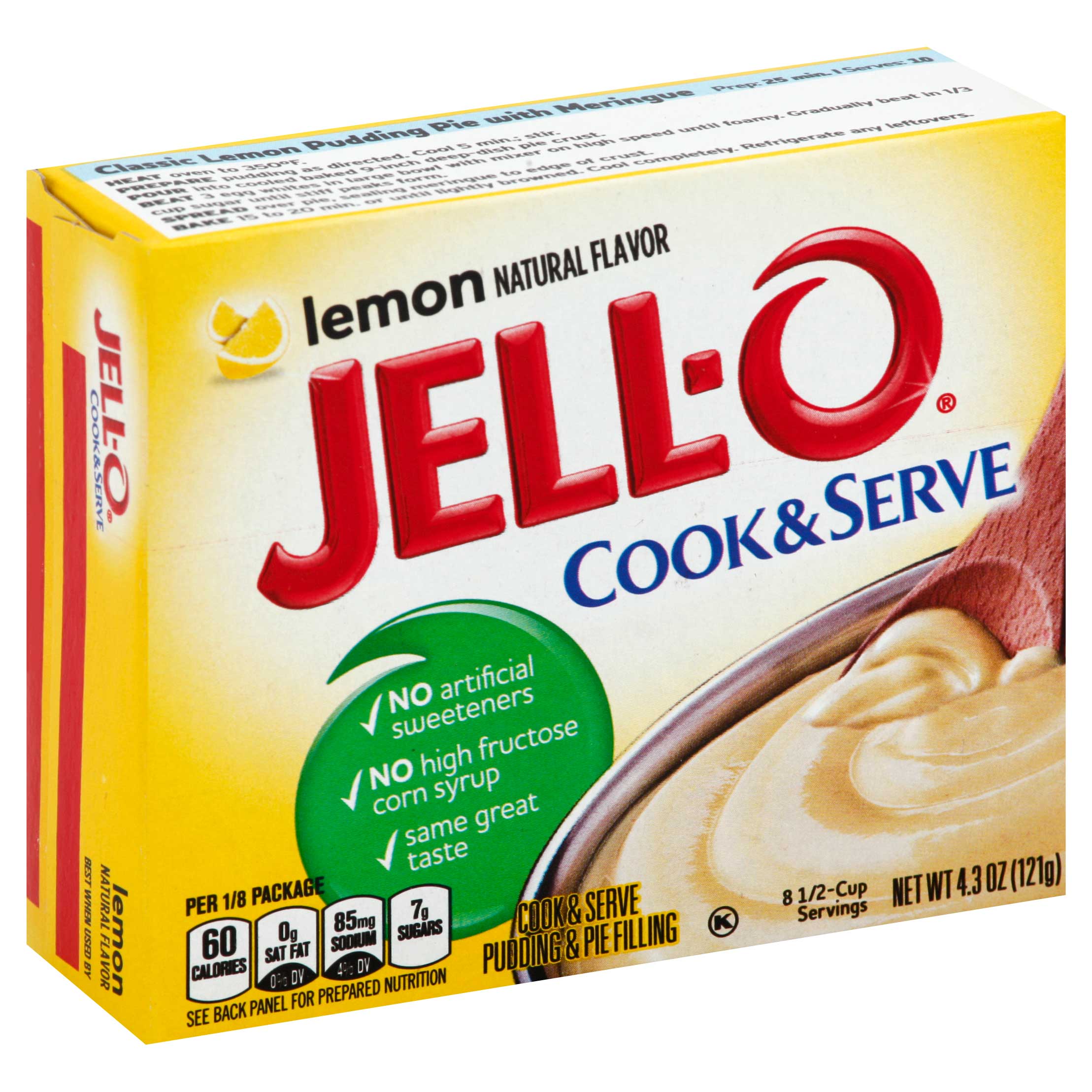 Jell-O Lemon Pudding & Pie Filling Case | FoodServiceDirect