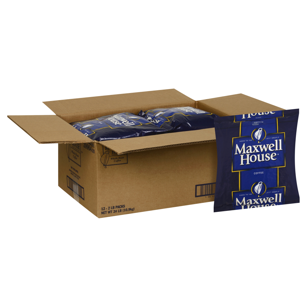 Maxwell House Whole Bean Coffee Case | FoodServiceDirect