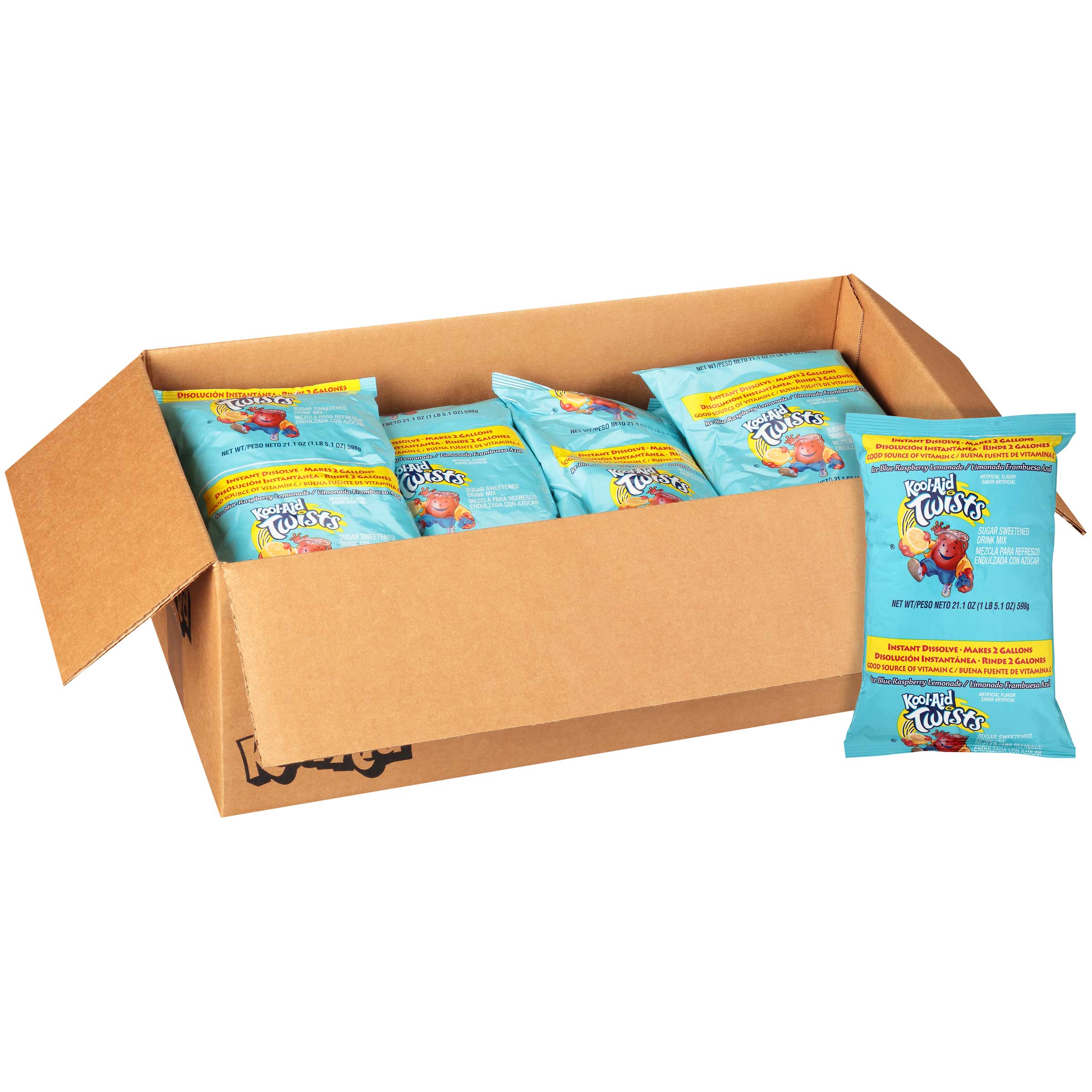 Kool-Aid Blue Raspberry Lemonade Drink Mix Case | FoodServiceDirect