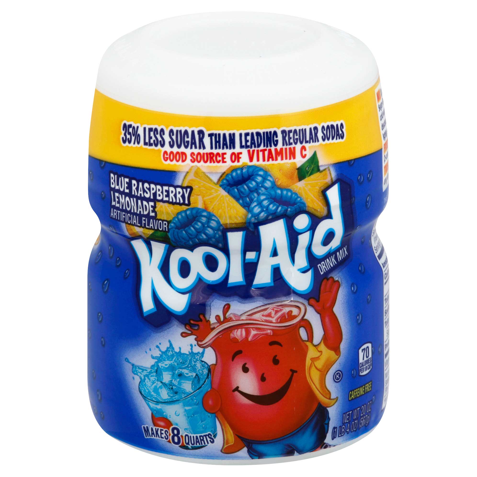 Kool Aid Ice Blue Raspberry Lemonade Powdered Twisted Soft Drink Mix ...