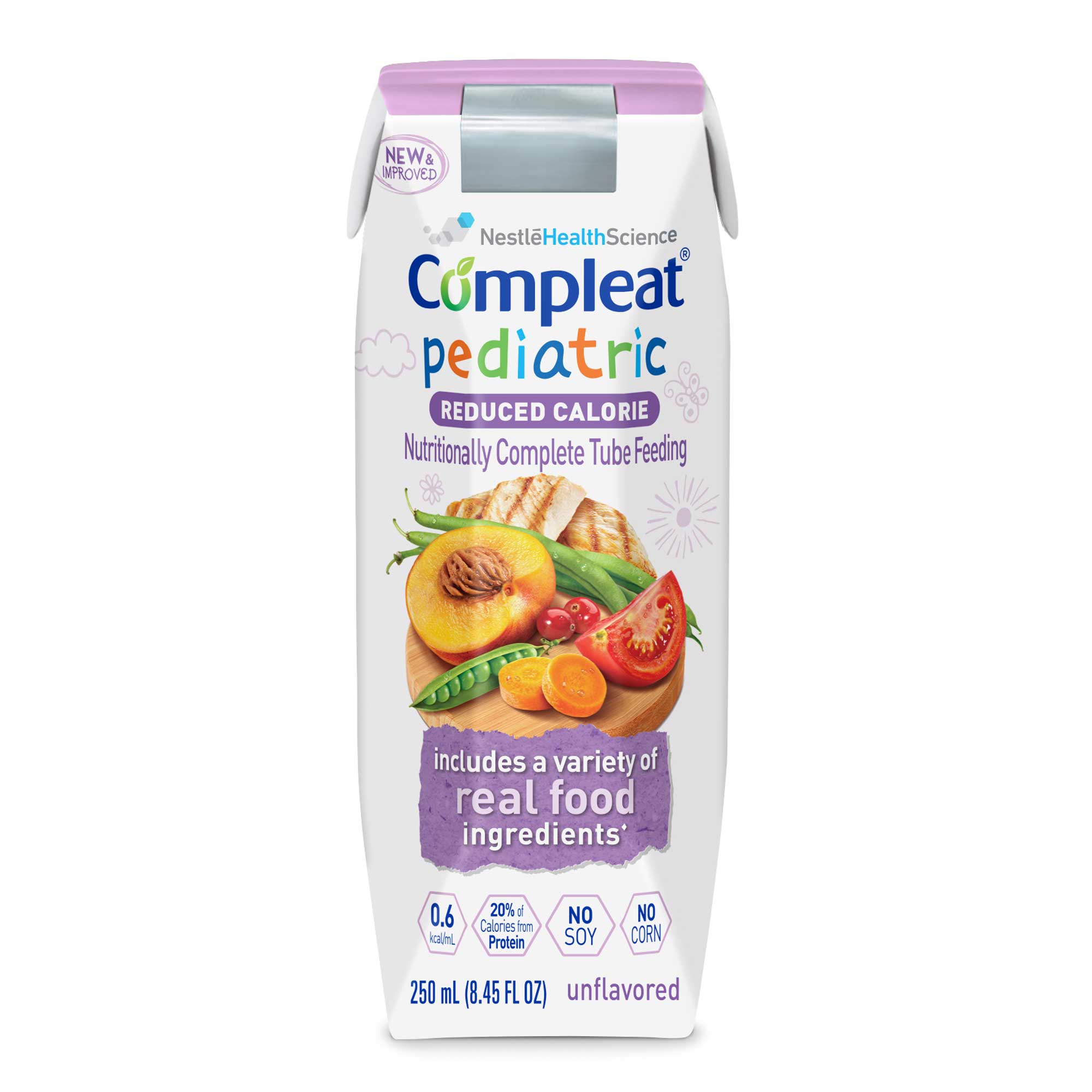 Nestle Compleat Pediatric Reduced Calorie Tube Feeding Case ...