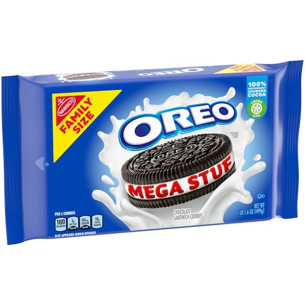 Oreo Mega Stuffed Chocolate Sandwich Cookies Case | FoodServiceDirect