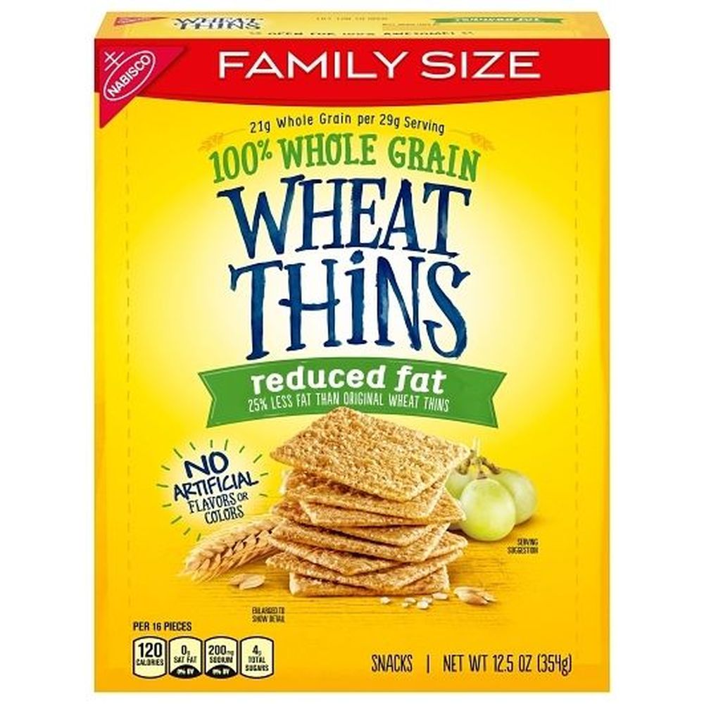 Wheat Thins Reduced Fat Cracker, 12.5 Ounce -- 6 per case ...