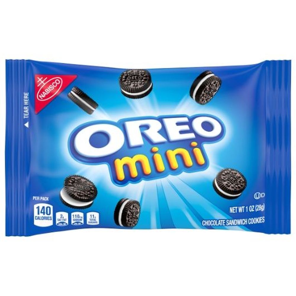 Oreo Mini Chocolate Sandwich Cookies, 1 Ounce - 40 per case