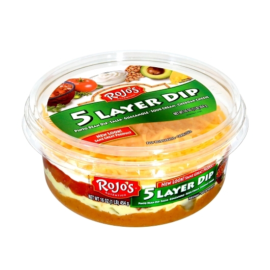 Rojos Mild Five Layer Dip, 16 Ounce -- 6 per case