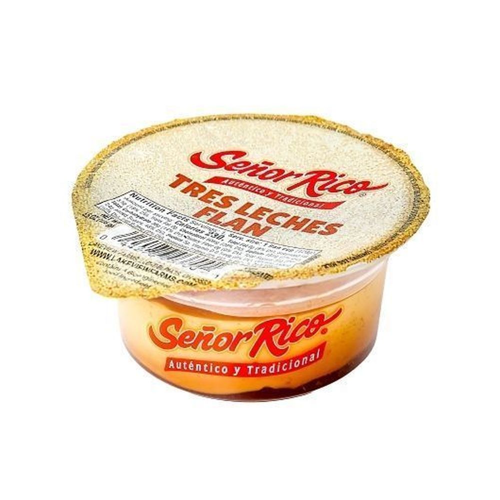 Senor Rico Oven Baked Original Flan, 4.5 Ounce -- 12 per case