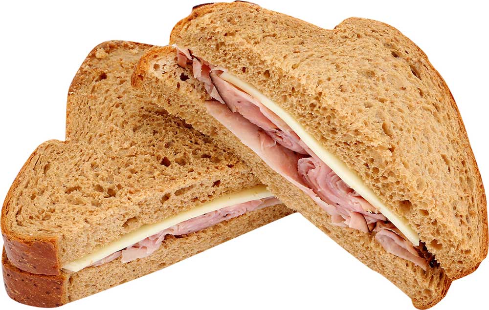 Hillshire Farm Ham and Swiss Wedge Sandwich Case | FoodServiceDirect