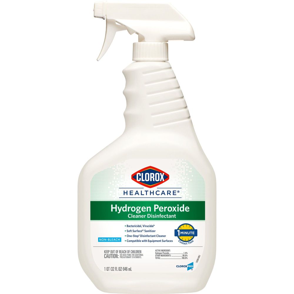 Clorox Healthcare Hydrogen Peroxide Disinfectant Cleaner, 32 Ounce ...