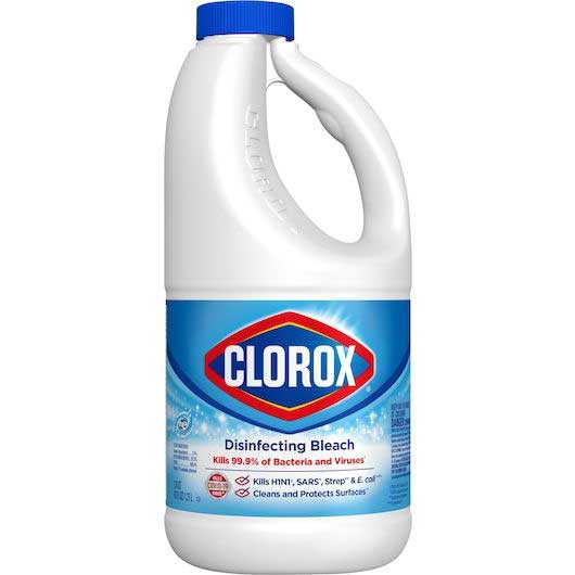 Clorox Regular Disinfecting Bleach, 43 Fluid Ounce -- 6 per case ...