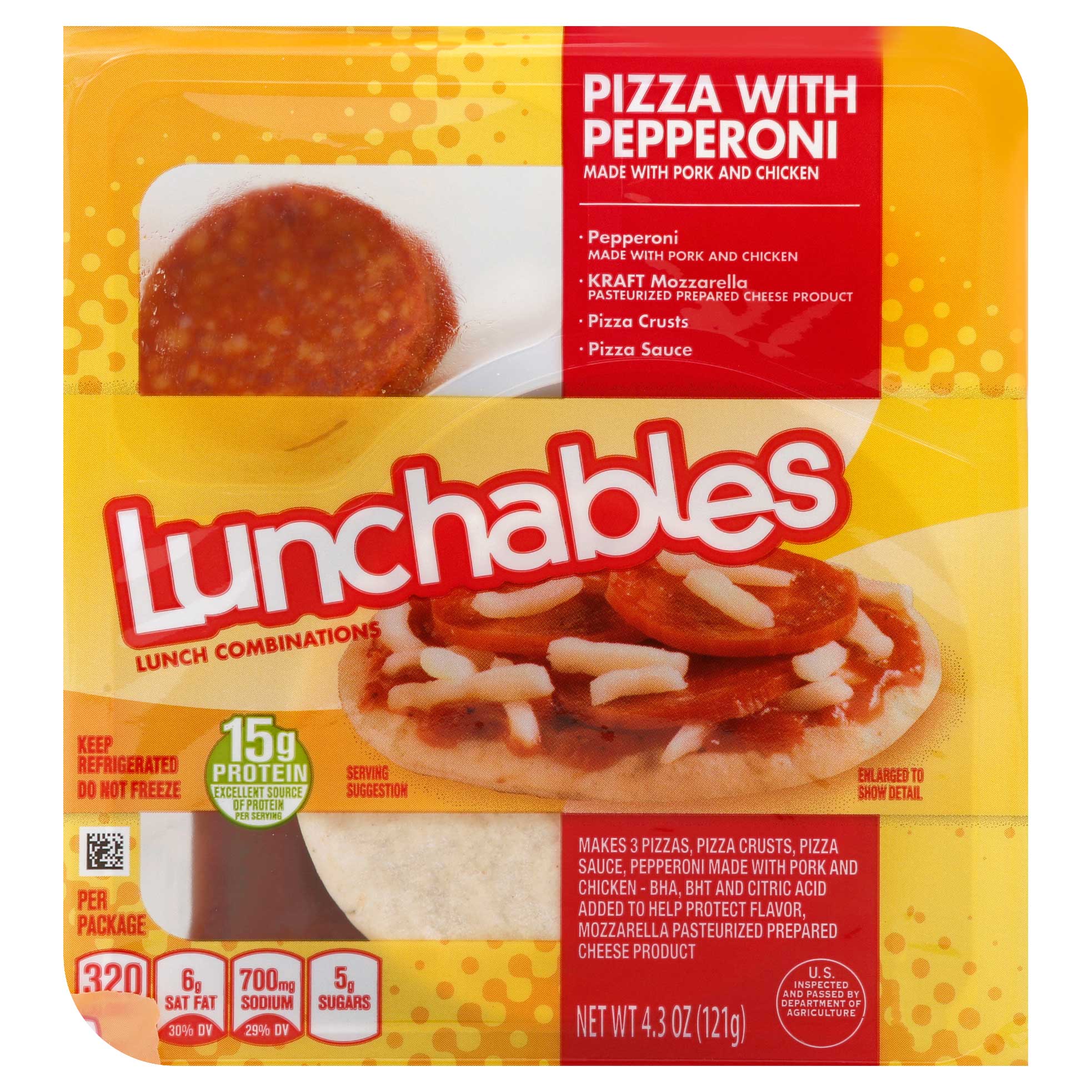 Oscar Mayer Lunchable Pepperoni Pizza Case | FoodServiceDirect