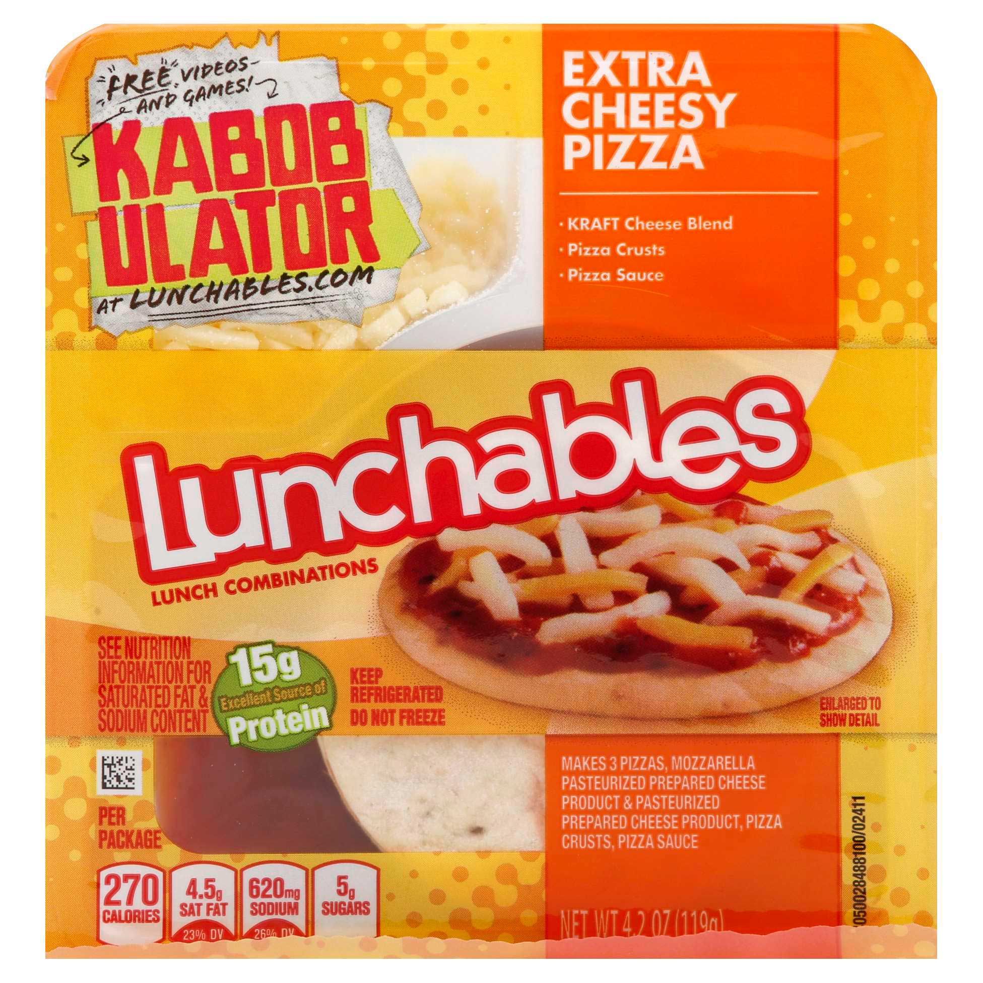 Lunchable Extra Cheese Pizza Case | FoodServiceDirect