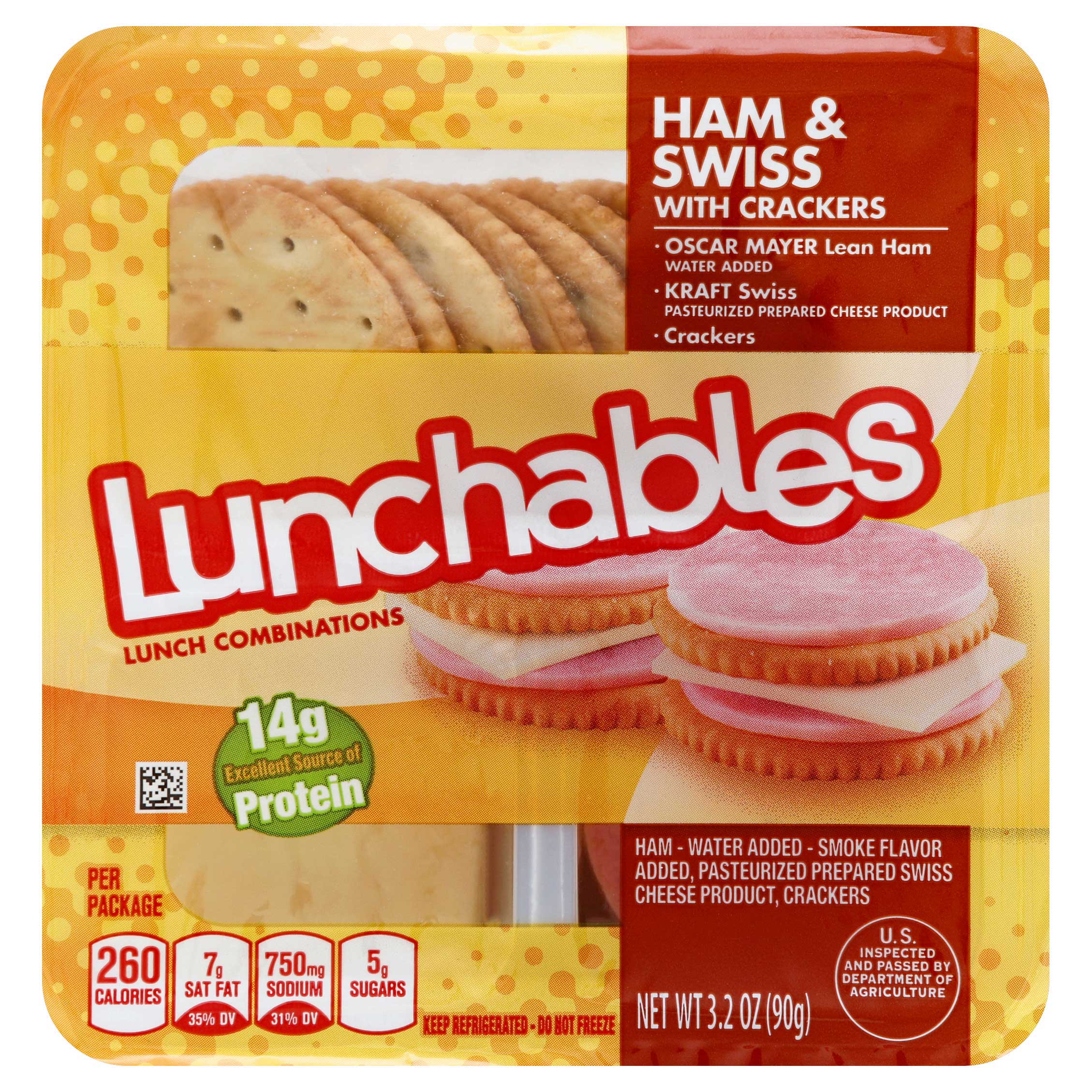 Lunchables Ham And Swiss Cheese Case | FoodServiceDirect