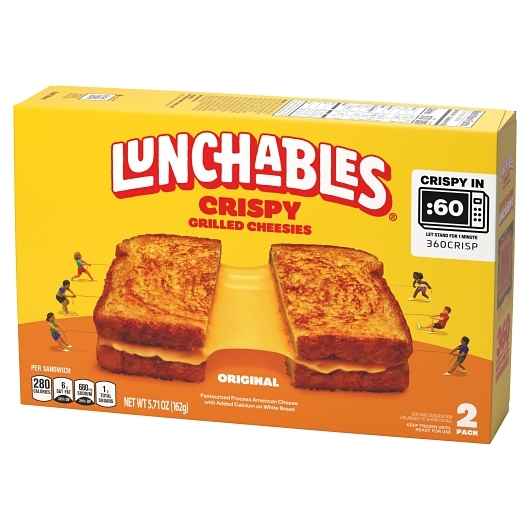 Lunchables Crispy Grilled American Cheese Sandwich, 5.71 Ounce -- 6 per ...