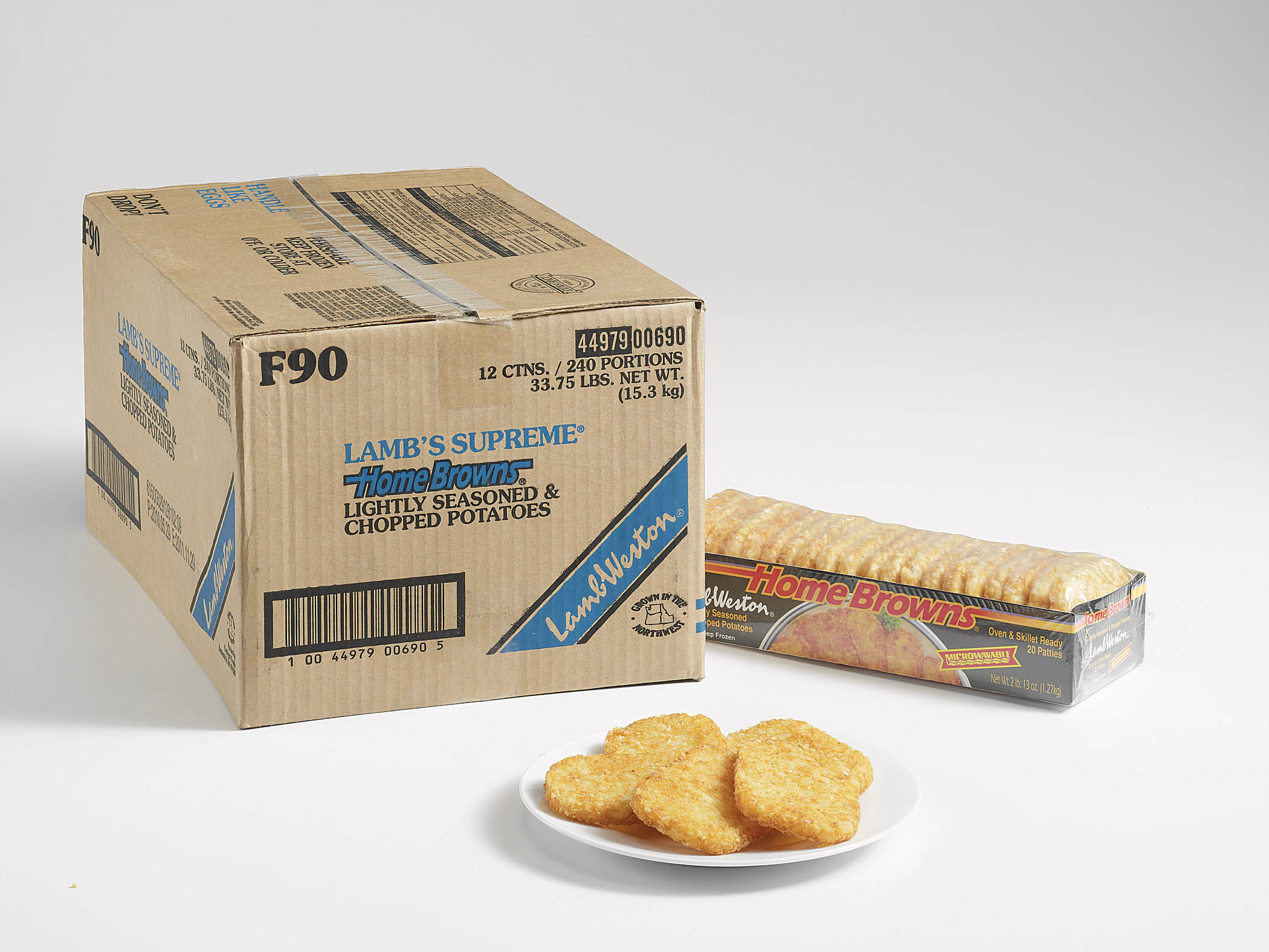 Lamb Weston Supreme Home Hash Browns and Formed Potato, 2.25 Ounce ...