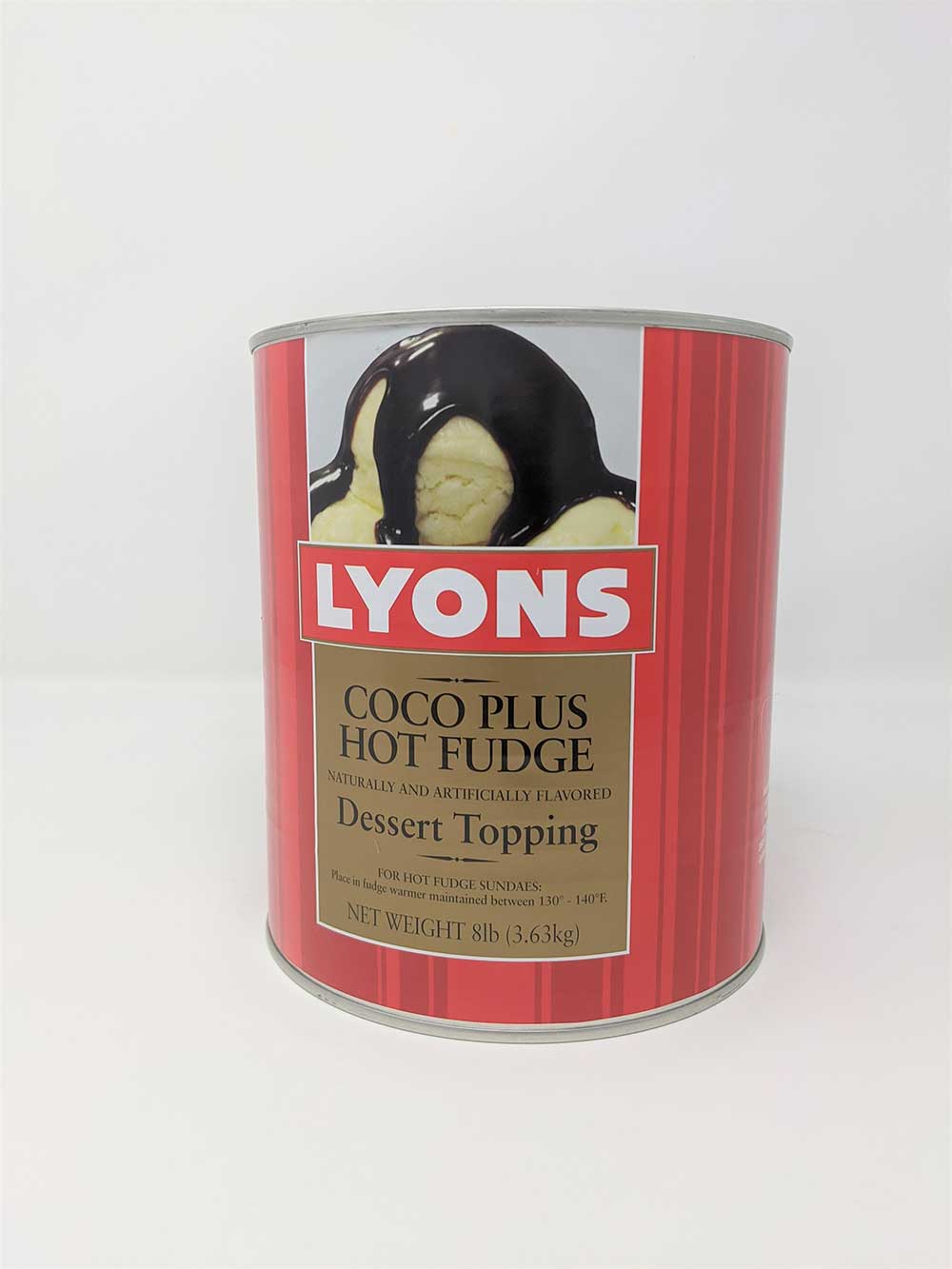 Lyons Coco Plus Hot Fudge Topping, Number 10 Can -- 6 per case