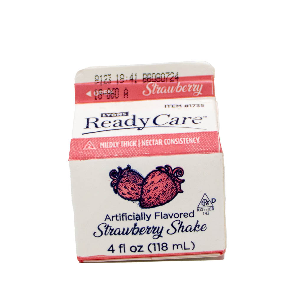 Lyons ReadyCare Strawberry Shake, 4 Ounce -- 75 per case