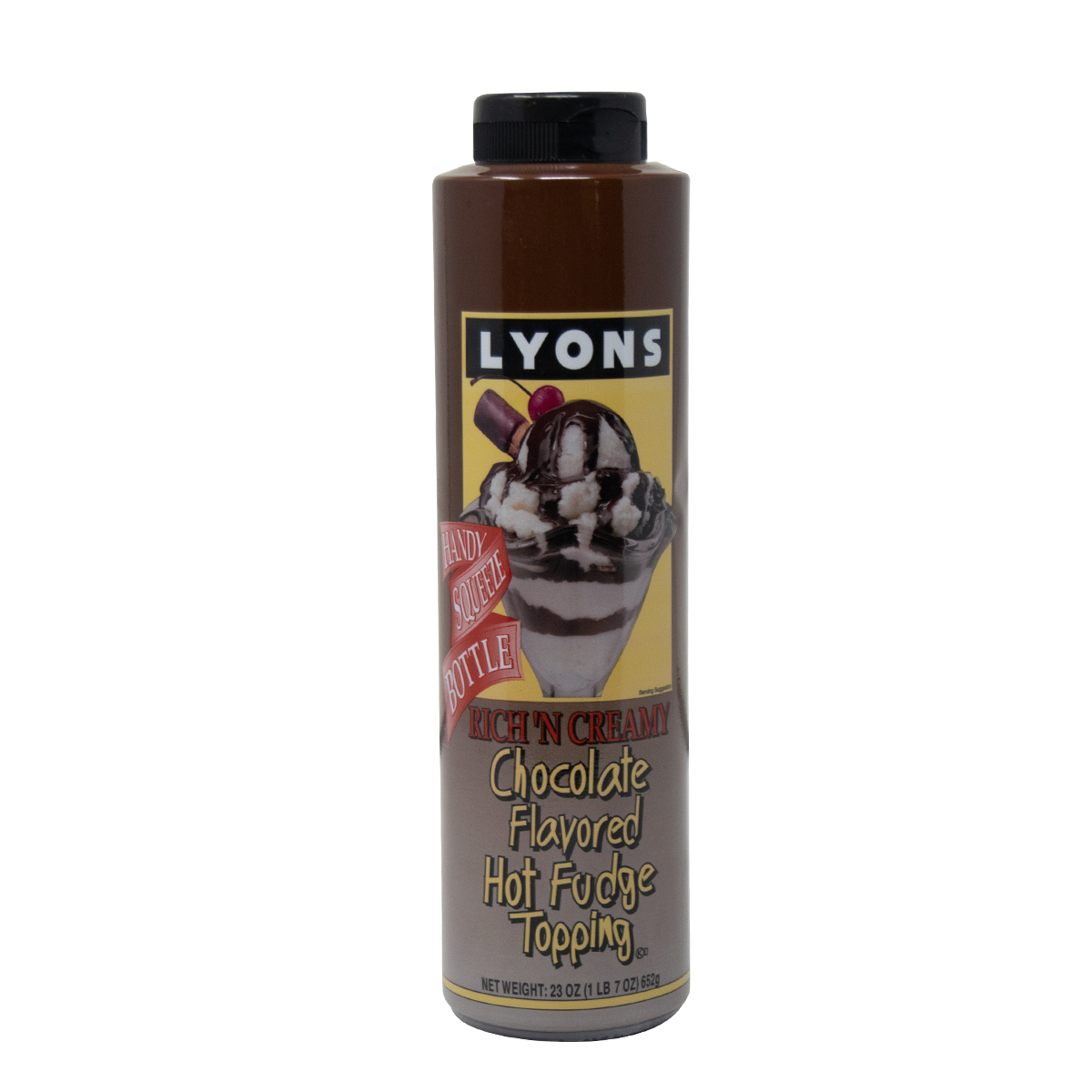 Lyons Rich N Creamy Chocolate Flavored Hot Fudge Topping, 23 Ounce ...