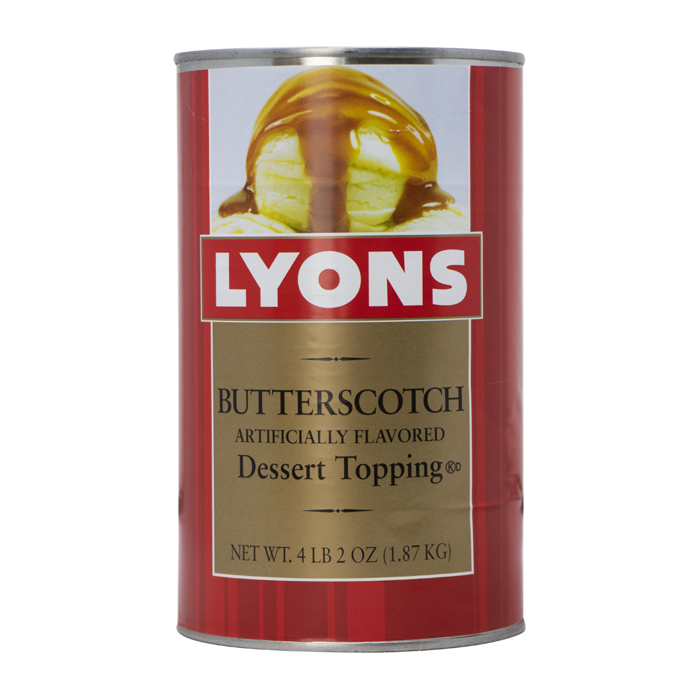 Lyons Butterscotch Sundae Topping, Number 5 Can -- 6 per case