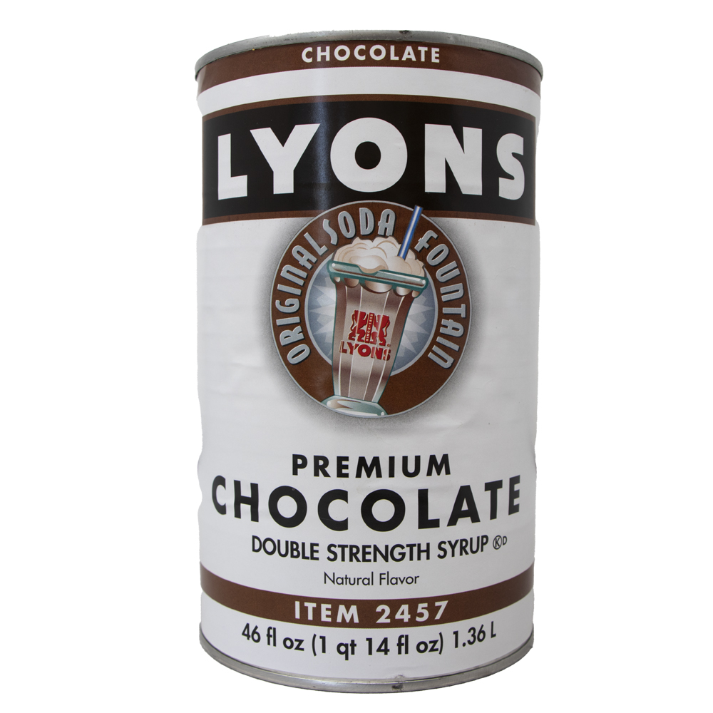 Lyons Premium Chocolate Double Strength Shake Syrup, Number 5 Can -- 6 ...
