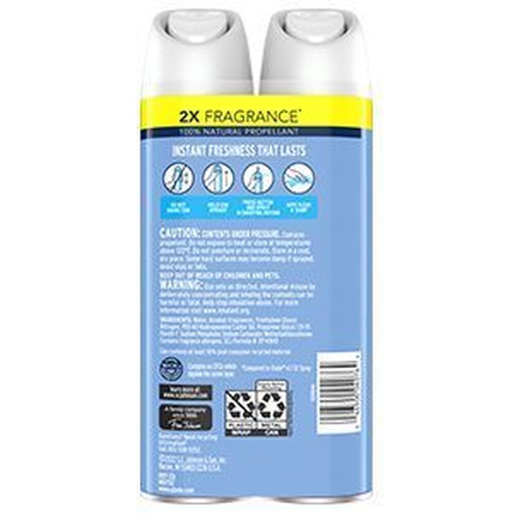 Glade Clean Linen Air Freshener - Twin Pack, 8.3 Ounce Aerosol -- 6 per ...