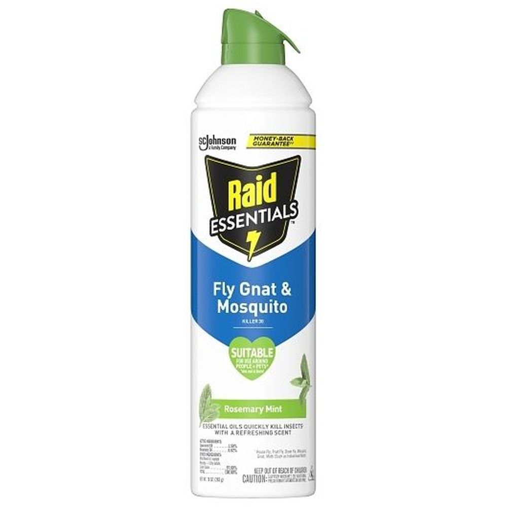 Raid Essential Fly Gnat and Mosquito Killer, 10 Ounce -- 6 per case
