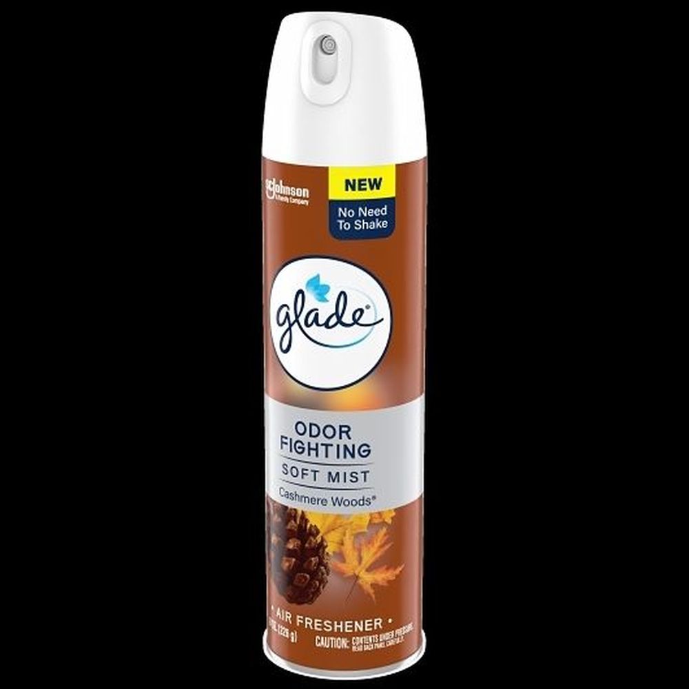 Glade Cashmere Woods Soft Mist Air Freshener Aerosol Spray, 8 Ounce ...