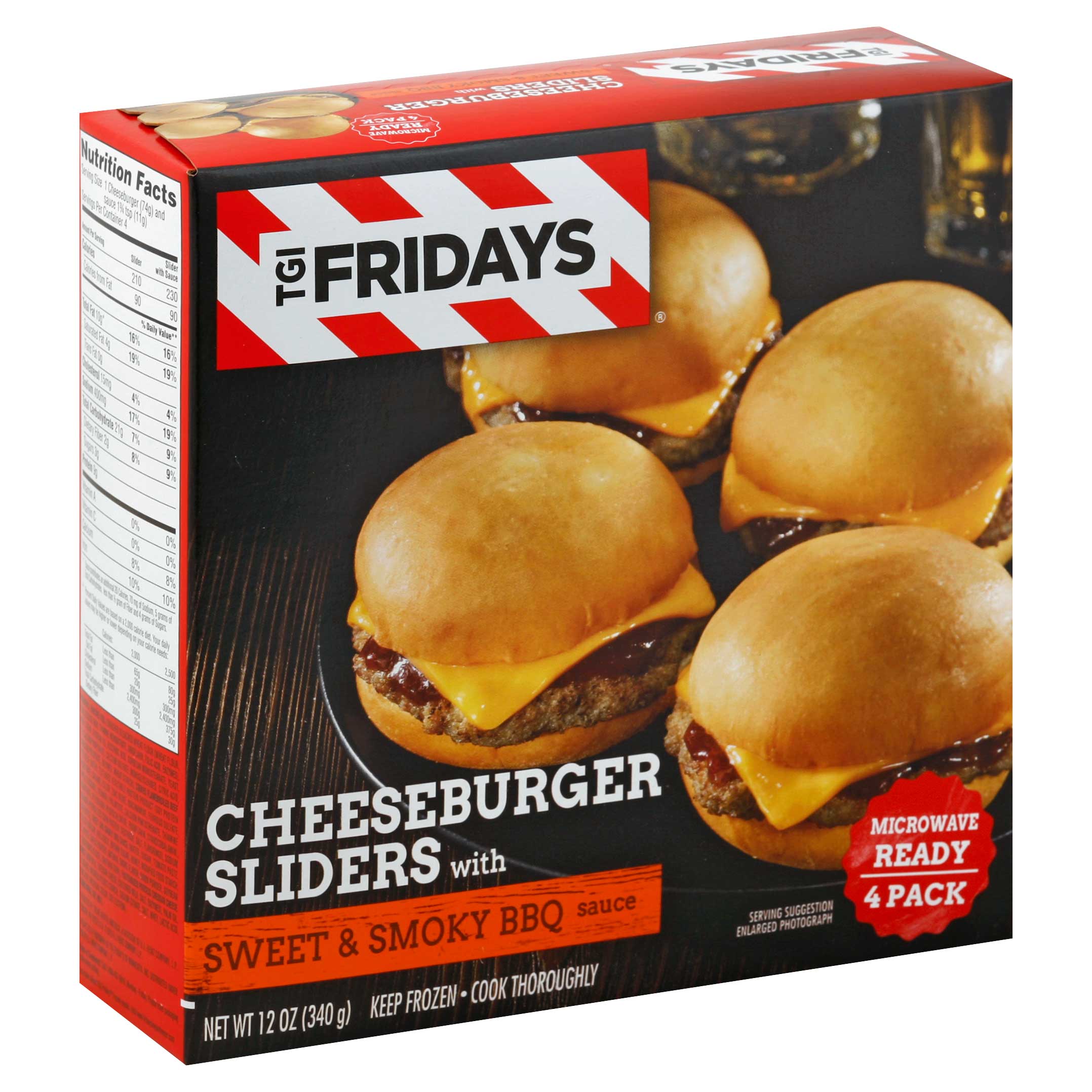 TGI Fridays Barbecue Sauce Cheeseburger Case | FoodServiceDirect