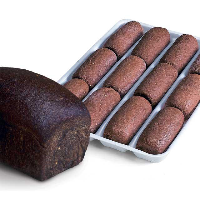 Bridgford Foods Bavarian Dark Demi Loaf Dough, 6 Ounce -- 60 per case.